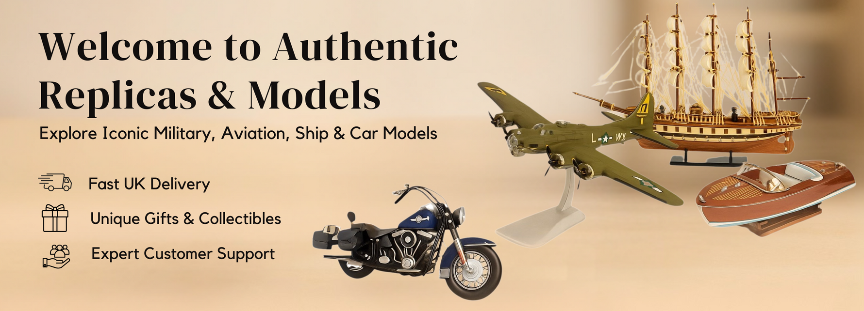 Authentic Model Planes, Ships & Cars Models & Replicas – Authentic ...